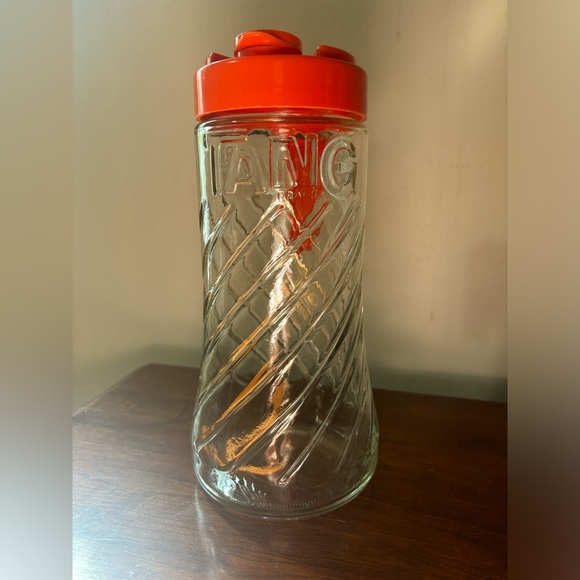tang | Dining | Vintage Tang Glass Pitcher Euc | Poshmark